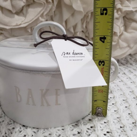Rae Dunn | Dining | Rae Dunn Bake White Dish Studio Collection | Poshmark